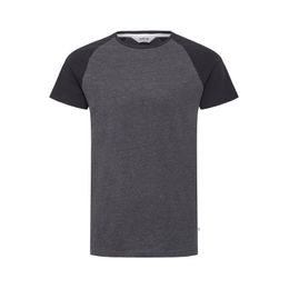 !Solid Rundhalsshirt SOLID "Rundhalsshirt SDBastian", Herren, Gr. L, grau (dar grau m), Obermaterial: 60% Baumwolle CO. 40% Polyester PES., Shirts Rundhalsshirt