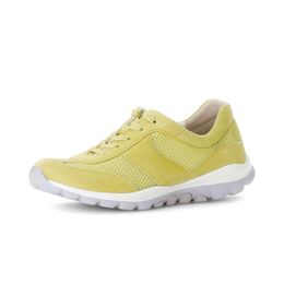 Gabor Damen Sneaker "Sneaker low", Gr. 38,5gelb, Schuhe