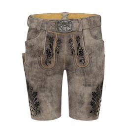 Spieth & Wensky Spieth & Wensky Lederhose "Feistritz" Herren Gr&ouml;&szlig;e 56 braun / hellbraun / schwarz