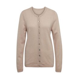 GOLDNER Strickjacke Damen Gr&ouml;&szlig;e M dunkelbeige
