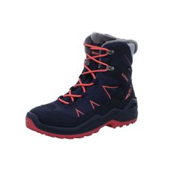Lowa Stiefel Jungen Gr&ouml;&szlig;e 35 navy / dunkelgrau / koralle