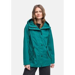 Outdoorjacke Marikoo "Bonbonparty", Damen, Gr. L, ocean gr&uuml;n, Obermaterial: 100% Polyester; Futter: 100% Polyester; Wattierung: 100% Polyester; &Auml;rmelfutter: 100% Polyester, Jacken Outdoorjacke, leichte &Uuml;bergangsjacke