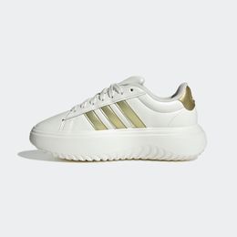 adidas Sportswear Sneaker 'Grand Court' Damen Gr&ouml;&szlig;e 42.5 bronze / wei&szlig;