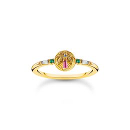 Thomas Sabo Ring Damen Gr&ouml;&szlig;e 56 gold / mischfarben