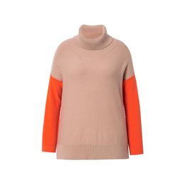 MIAMODA Pullover Damen Gr&ouml;&szlig;e 9XL/10XL apricot / neonorange / pink