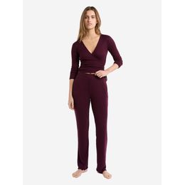 Etam Pyjamahose 'LIHAM' Damen Gr&ouml;&szlig;e S pflaume Winterkleid