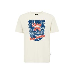 Oldskull T-Shirt 'Wrldvibe Surf Dreams Graphic' Damen Gr&ouml;&szlig;e XXL blau / orange / offwhite
