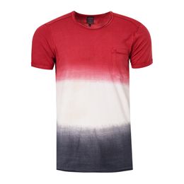 Rusty Neal T-Shirt Herren Gr&ouml;&szlig;e L blau / rot / wei&szlig;