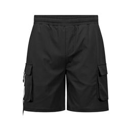 SikSilk Shorts Herren Gr&ouml;&szlig;e 35/36 schwarz