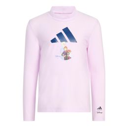adidas Sportswear Shirt 'DISNEY DIE EISK&Ouml;NIGIN RASHGUARD ' M&auml;dchen Gr&ouml;&szlig;e 104 lila / schwarz