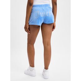 Juicy Couture Shorts 'Tamia' Damen Gr&ouml;&szlig;e 40 hellblau / silber