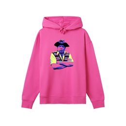 F4NT4STIC Sweatshirt 'TV Times ' Damen Gr&ouml;&szlig;e L mischfarben / pink