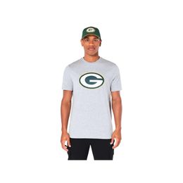 New Era Shirt 'NFL Green Bay Packers Logo' Herren Gr&ouml;&szlig;e XXL neongelb / graumeliert / dunkelgr&uuml;n / wei&szlig;