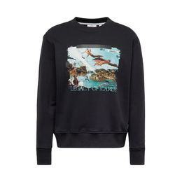 Carlo Colucci Sweatshirt Herren Gr&ouml;&szlig;e XXL t&uuml;rkis / braun / gr&uuml;n / schwarz
