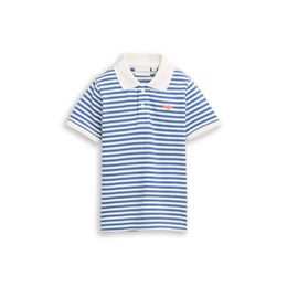 Tom Tailor Poloshirt Jungen Gr&ouml;&szlig;e 116 hellblau / wei&szlig;