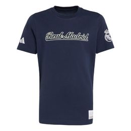 adidas originals T-Shirt 'Real Madrid' Jungen Gr&ouml;&szlig;e 164 marine / wei&szlig;