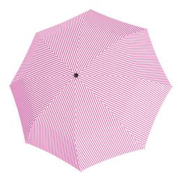 Doppler Regenschirm 'Fiber Magic' Herren Gr&ouml;&szlig;e One Size pink / wei&szlig;