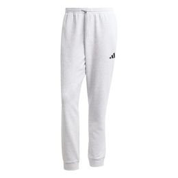 adidas Sportswear Sporthose 'Essentials Feelcozy' Herren Gr&ouml;&szlig;e XS hellgrau / schwarz