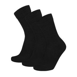 Normani Socken Damen Gr&ouml;&szlig;e 47/50 schwarz