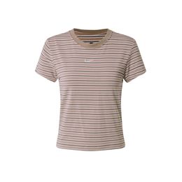 Nike Sportswear T-Shirt Damen Gr&ouml;&szlig;e L cappuccino / mokka / wei&szlig;