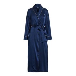 Polo Ralph Lauren Morgenmantel ' Heritage Silk ' Damen Gr&ouml;&szlig;e XL navy
