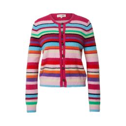 Fabienne Chapot Strickjacke 'Henry' Damen Gr&ouml;&szlig;e L blau / gr&uuml;n / orange / pink