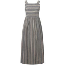 Ulla Popken Kleid Damen Gr&ouml;&szlig;e 54/56 beige / grau Winterkleid