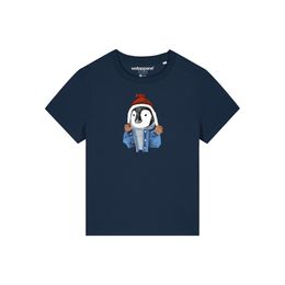 Watapparel Shirt ' Pinguin ' Damen Gr&ouml;&szlig;e XS navy / mischfarben