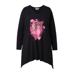 Angel of Style Shirt Damen Gr&ouml;&szlig;e XXL neongr&uuml;n / pink / schwarz