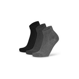 Normani Socken Damen Gr&ouml;&szlig;e 47/50 grau / schwarz