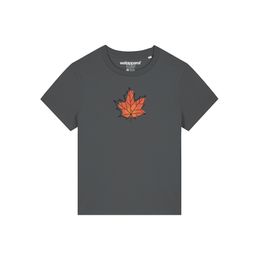 Watapparel T-Shirt 'Herbst' Damen Gr&ouml;&szlig;e XXL anthrazit / orange / dunkelorange / schwarz
