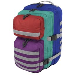 Normani Rucksack ' Bedrock ' Herren Gr&ouml;&szlig;e One Size marine / grau / gr&uuml;n / rot