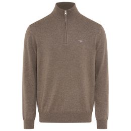 Gant Pullover Herren Gr&ouml;&szlig;e S blau / braunmeliert / rot / wei&szlig;