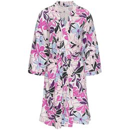 Lascana Kimono Damen Gr&ouml;&szlig;e XS/S hellblau / rosa / schwarz