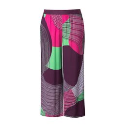 Ulla Popken Hose Damen Gr&ouml;&szlig;e 62/64 hellgr&uuml;n / pflaume / dunkellila / pink