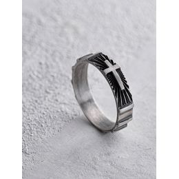 Reytel Ring 'BELIEVER' Herren Gr&ouml;&szlig;e 55 silber