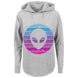 F4NT4STIC Sweatshirt 'Alien Kopf' Damen Gr&ouml;&szlig;e M grau / mischfarben