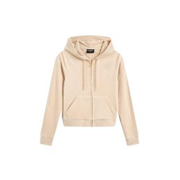 Juicy Couture Sweatjacke 'ROBERTSON HOODIE GOLD' Damen Gr&ouml;&szlig;e XS beige