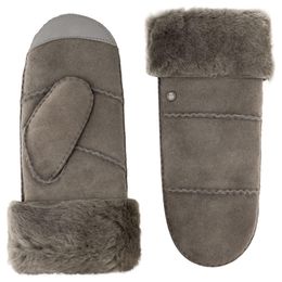 Roeckl F&auml;ustlinge 'IGLOO TOUCH' Damen Gr&ouml;&szlig;e S/M taupe / rauchgrau / stone / hellgrau