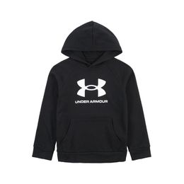 Under Armour Sportsweatshirt 'Rival' Jungen Gr&ouml;&szlig;e 176/188 schwarz / wei&szlig;