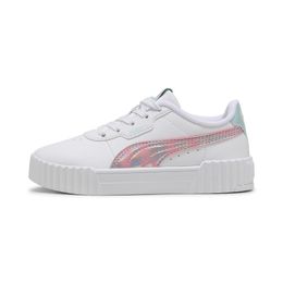 Puma Sneaker 'Carina 3.0 Space Belle' M&auml;dchen Gr&ouml;&szlig;e 27.5 mint / flieder / rosa / wei&szlig;