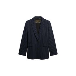 Superdry & Co Blazer Damen Gr&ouml;&szlig;e 42 dunkelblau / wei&szlig;