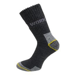 Normani Socken 'Work Wool' Damen Gr&ouml;&szlig;e 39/42 gelb / grau / schwarz