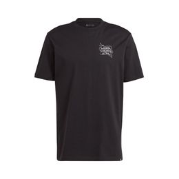 adidas Performance Funktionsshirt Herren Gr&ouml;&szlig;e M schwarz / wei&szlig;