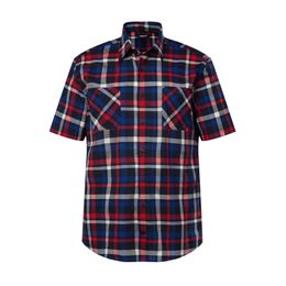 Men Plus Hemd Herren Gr&ouml;&szlig;e 8XL blau / rot / schwarz / wei&szlig;