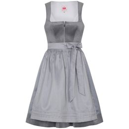 Spieth & Wensky Spieth & Wensky Dirndl 'Fiedler' Damen Gr&ouml;&szlig;e 44 silber