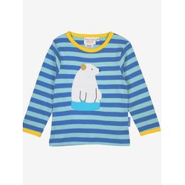 Toby tiger Shirt 'Eisb&auml;r' Jungen Gr&ouml;&szlig;e 80 blau