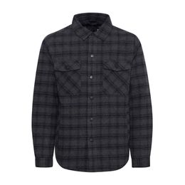 INDICODE Jeans Shirtjacke ' Valde ' Herren Gr&ouml;&szlig;e M dunkelgrau / schwarz