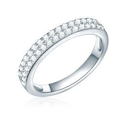 Rafaela Donata Ring Damen Gr&ouml;&szlig;e 54 silber / wei&szlig;