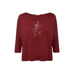 Greenbomb Shirt 'Betterways' Damen Gr&ouml;&szlig;e XXL gelb / merlot / wei&szlig;